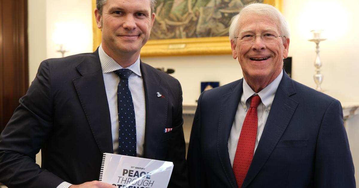 Senator Wicker Meets with SECDEF Nominee Pete Hegseth, Discusses Trump ...